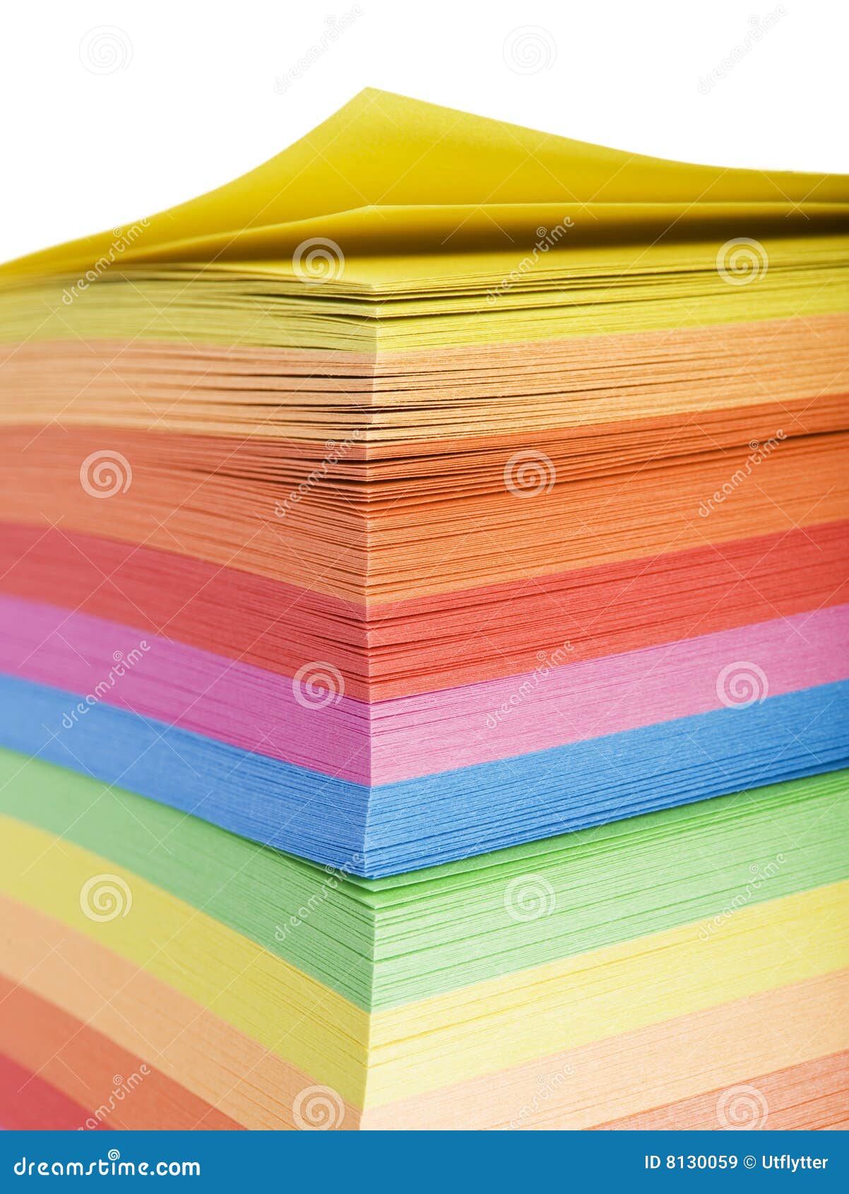Stack of Multicolored Notes Stock Image - Image of board, memories: 8130059