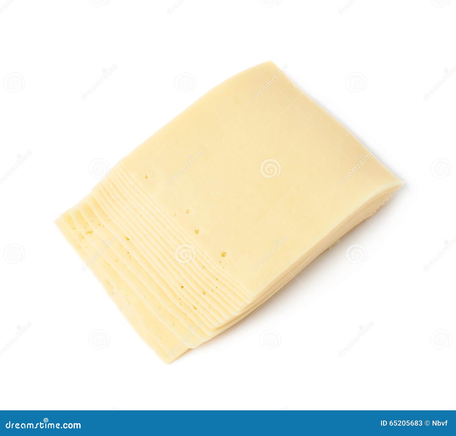 Stack of Multiple Cheese Slices Isolated Stock Image - Image of ...