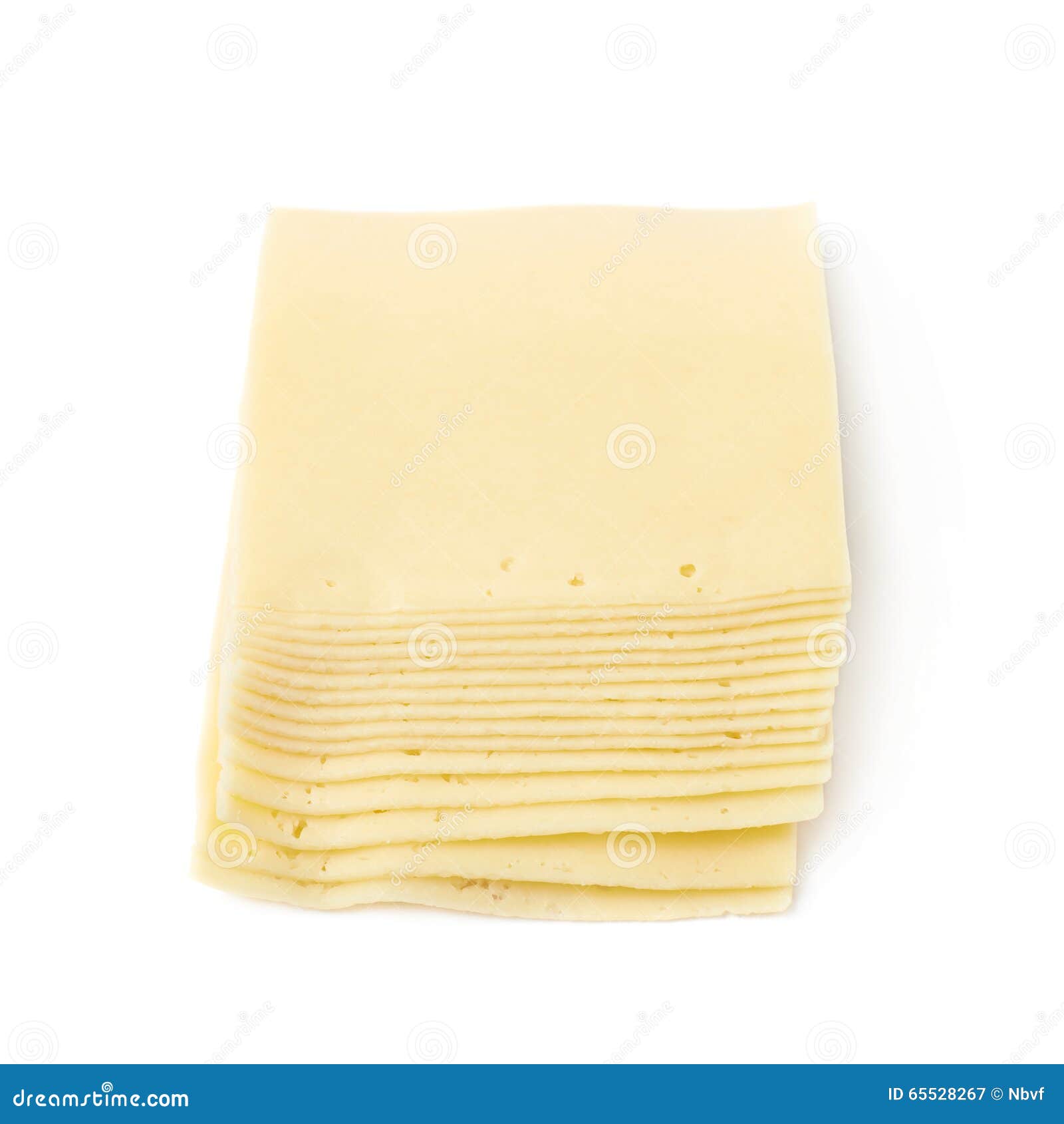 Stack of Multiple Cheese Slices Isolated Stock Image - Image of color ...