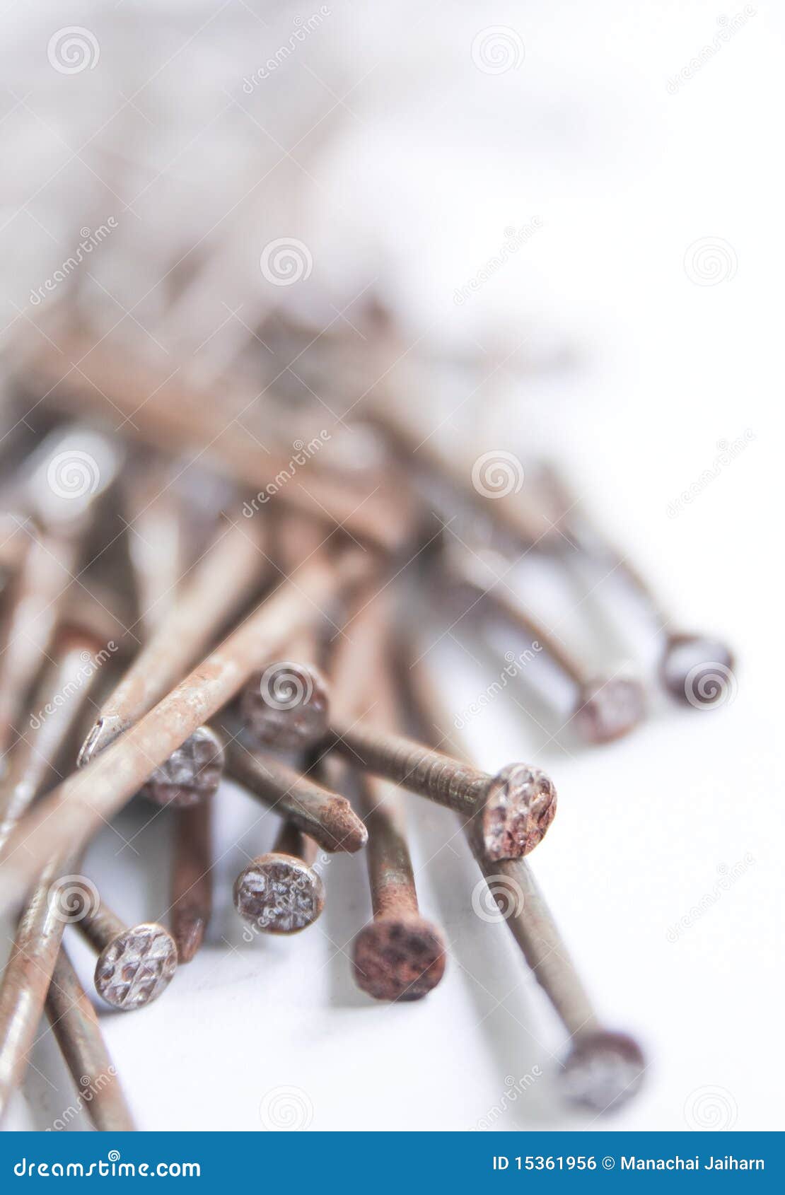 Stack of nails stock photo. Image of carpentry, forceps - 15361956