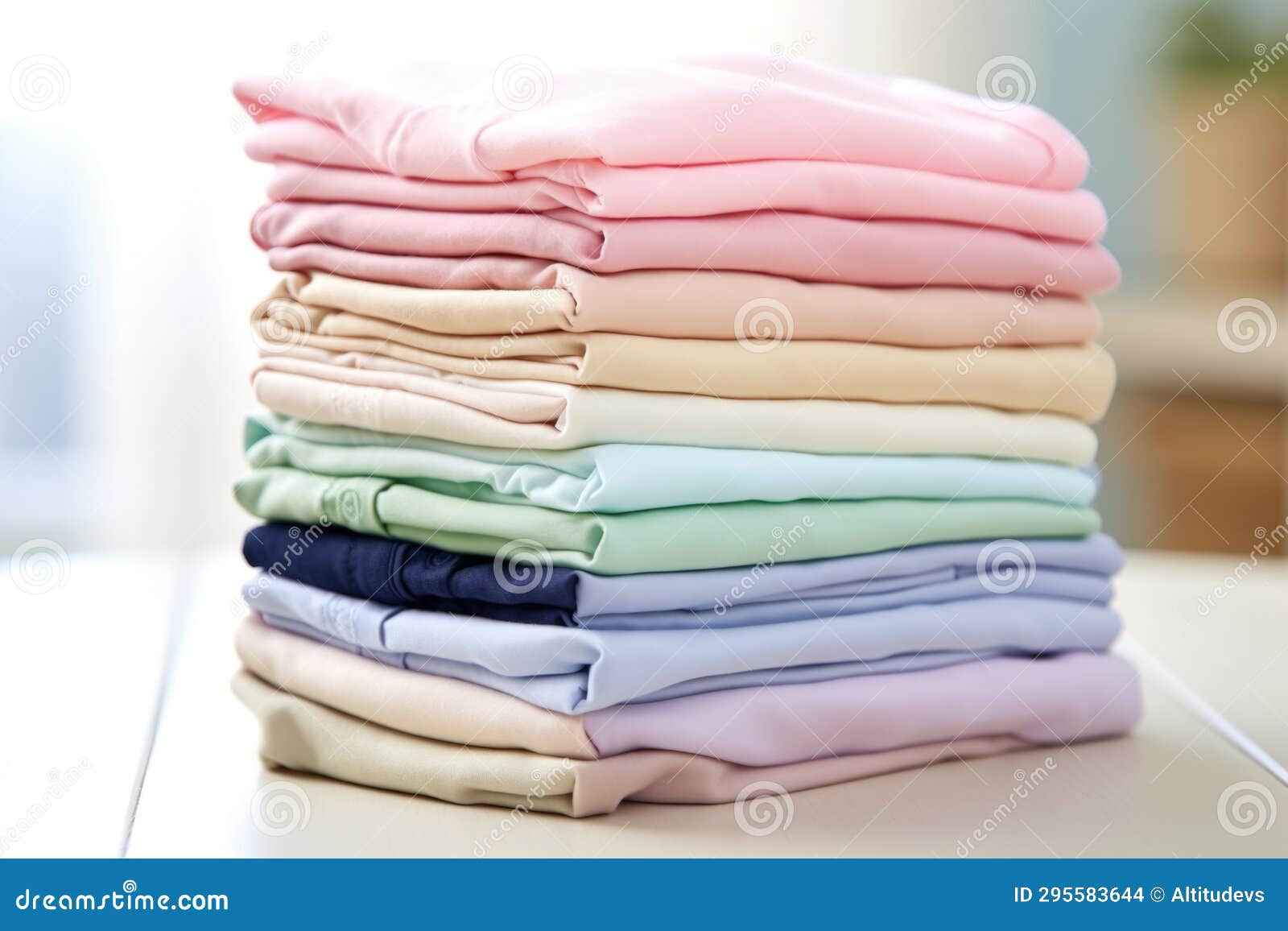 Stack Of Baby Diapers And The Open Diaper In Front. Absorbent Diaper ...