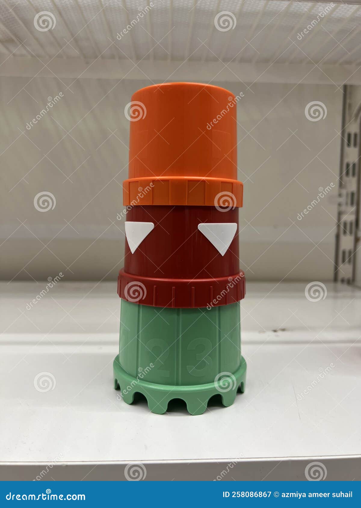 Stack and nest cups set stock image. Image of nest, developmental ...