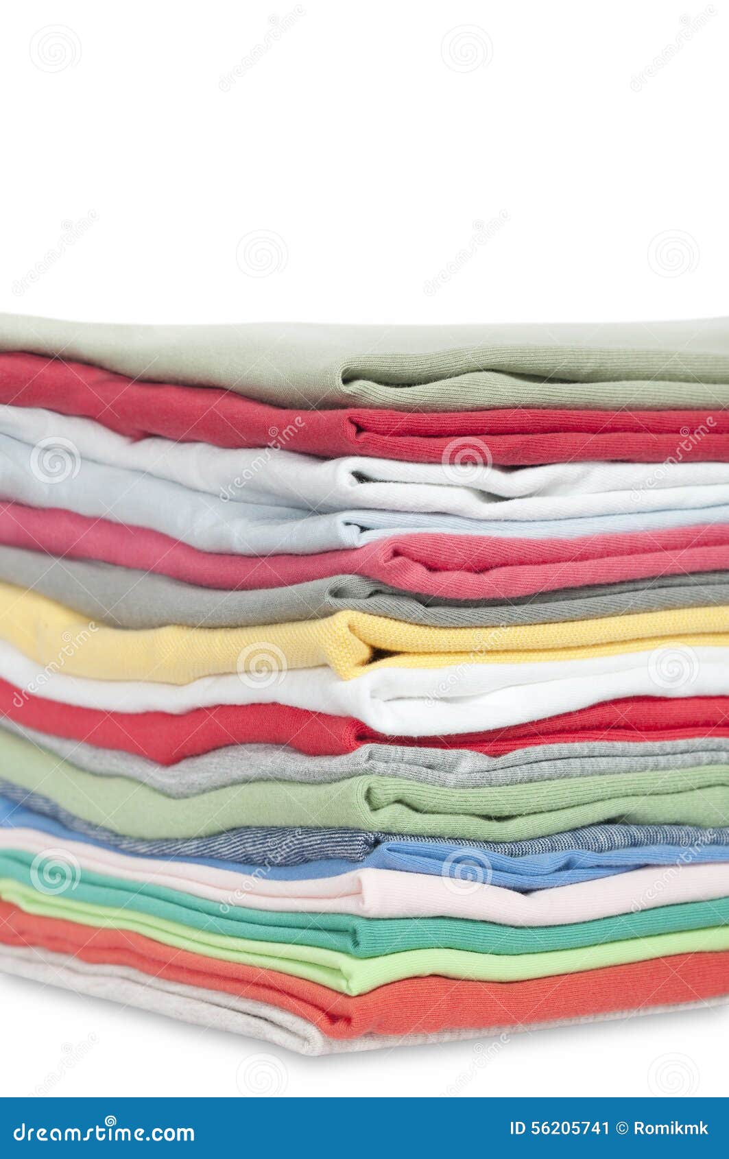 Stack of New Colorful Clothes Stock Image - Image of shop, laundry ...