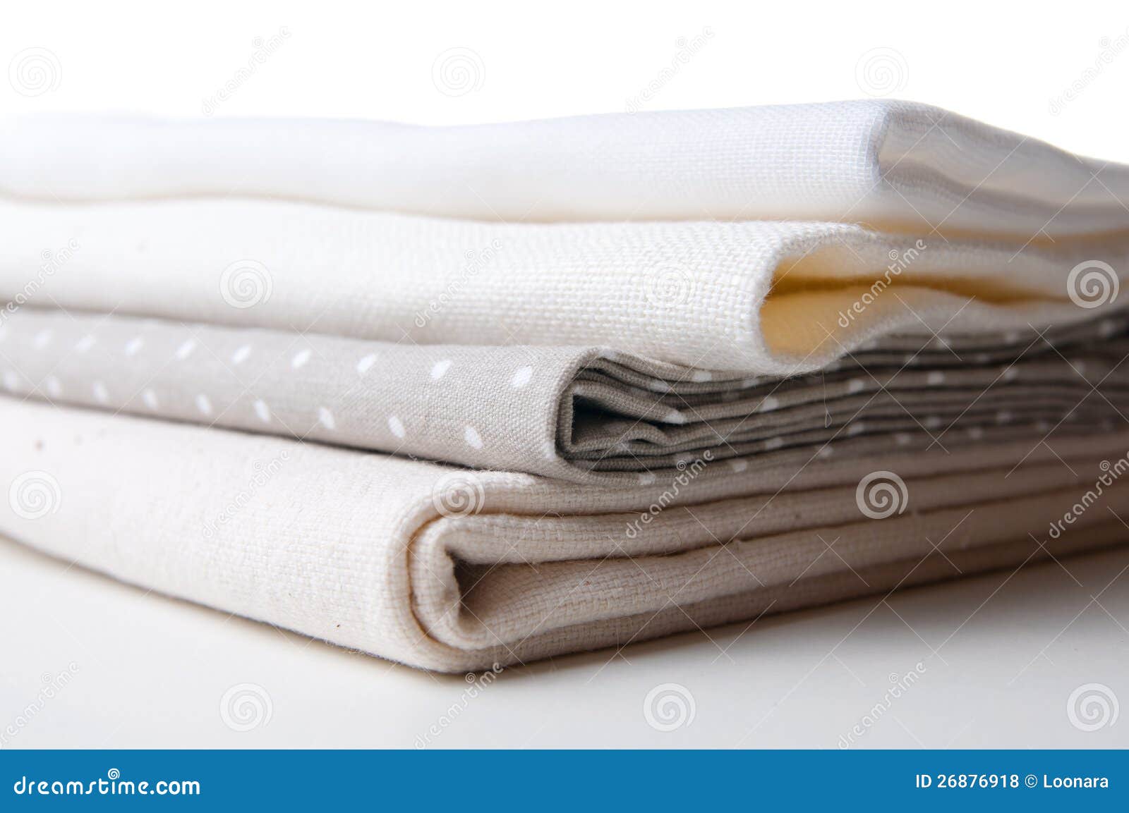 Stack of new fabrics stock photo. Image of domestic, fabric - 26876918
