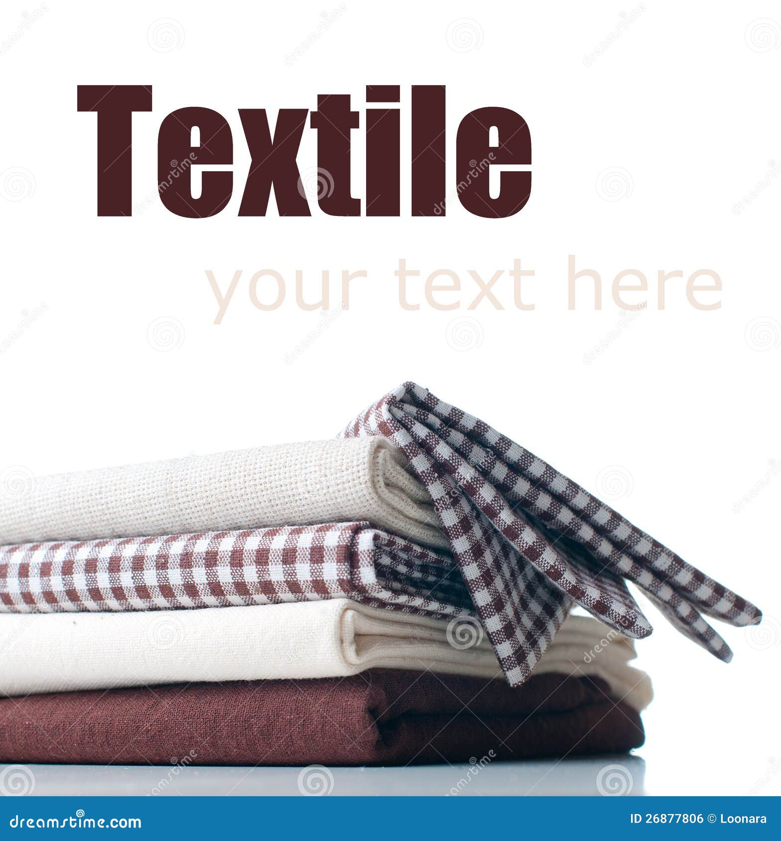 Stack of New Fabrics, Template Stock Photo - Image of fabric, design ...