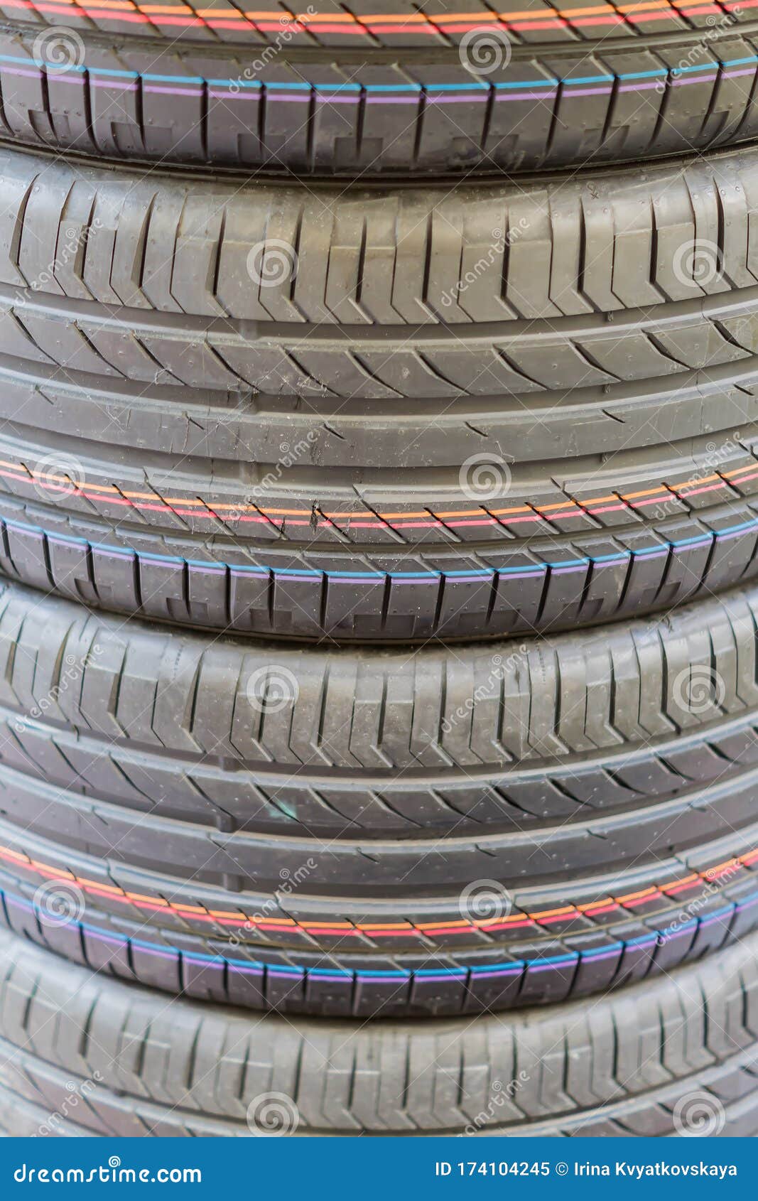 Stack of New Resin Vehicle Tires Stock Image - Image of transportation ...