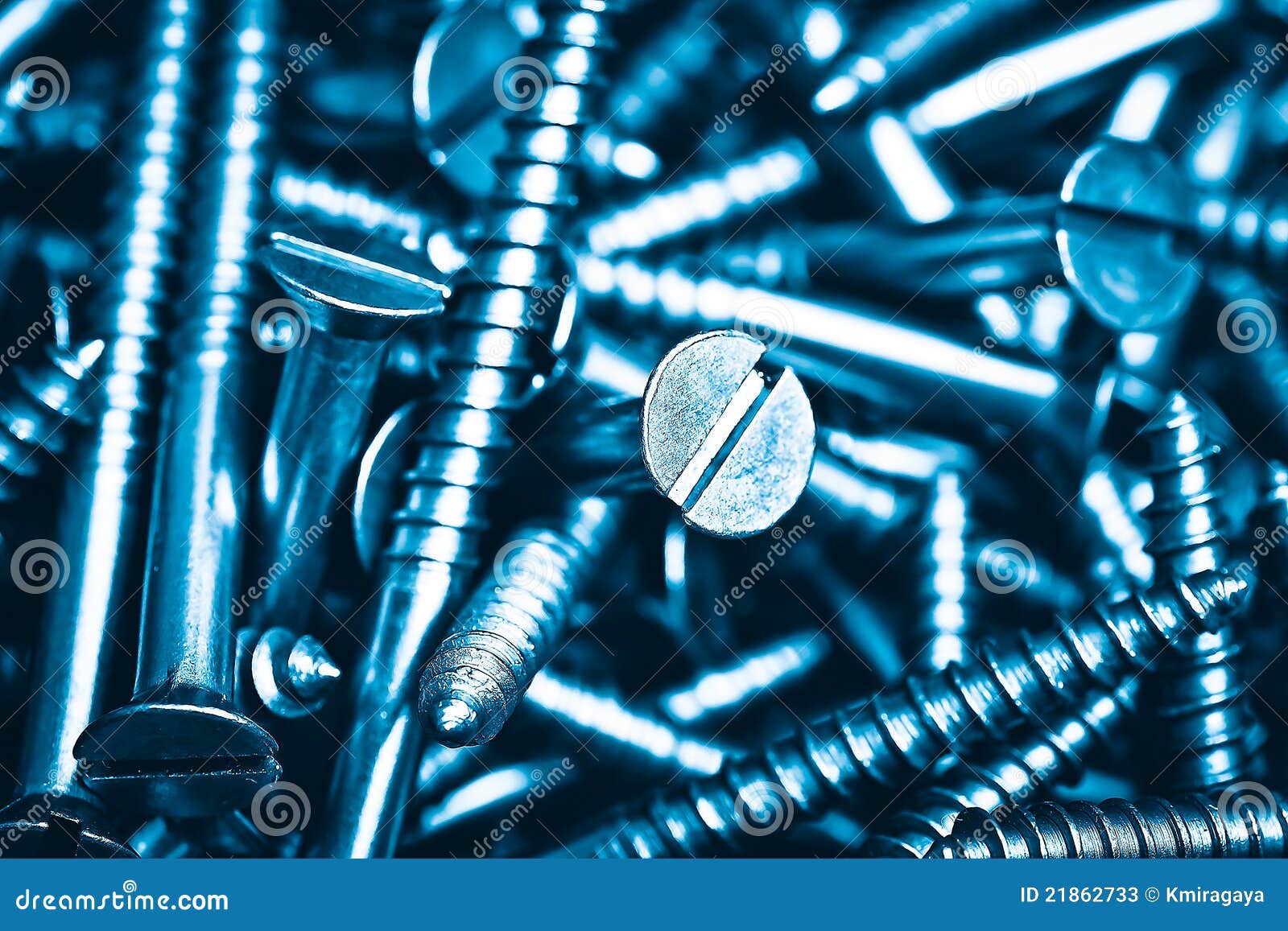 Stack of New Screws and Bolt Stock Image - Image of fastener, stack ...