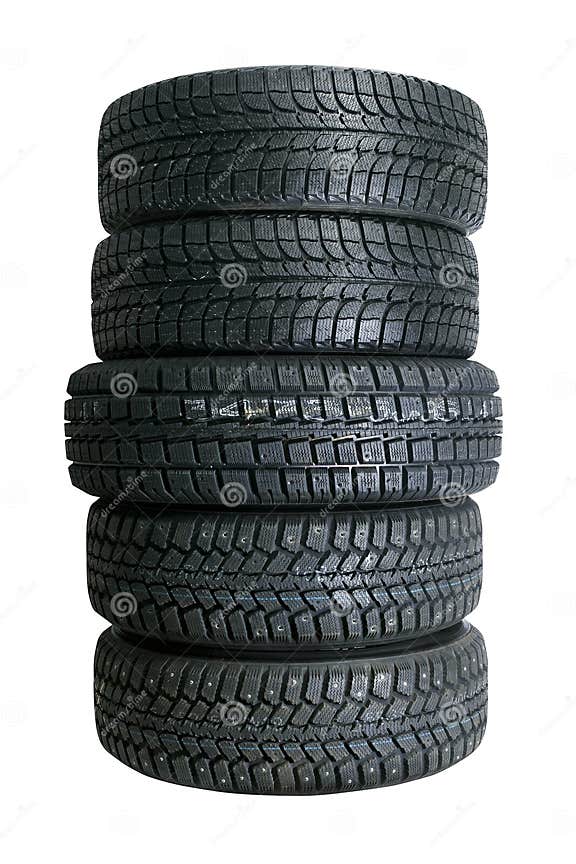 Stack of new tires stock photo. Image of road, auto, black - 3634114