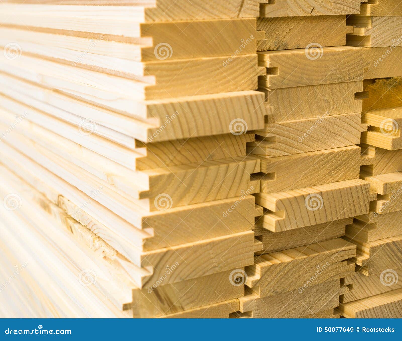 Stack of new wooden planks stock image. Image of construction - 50077649