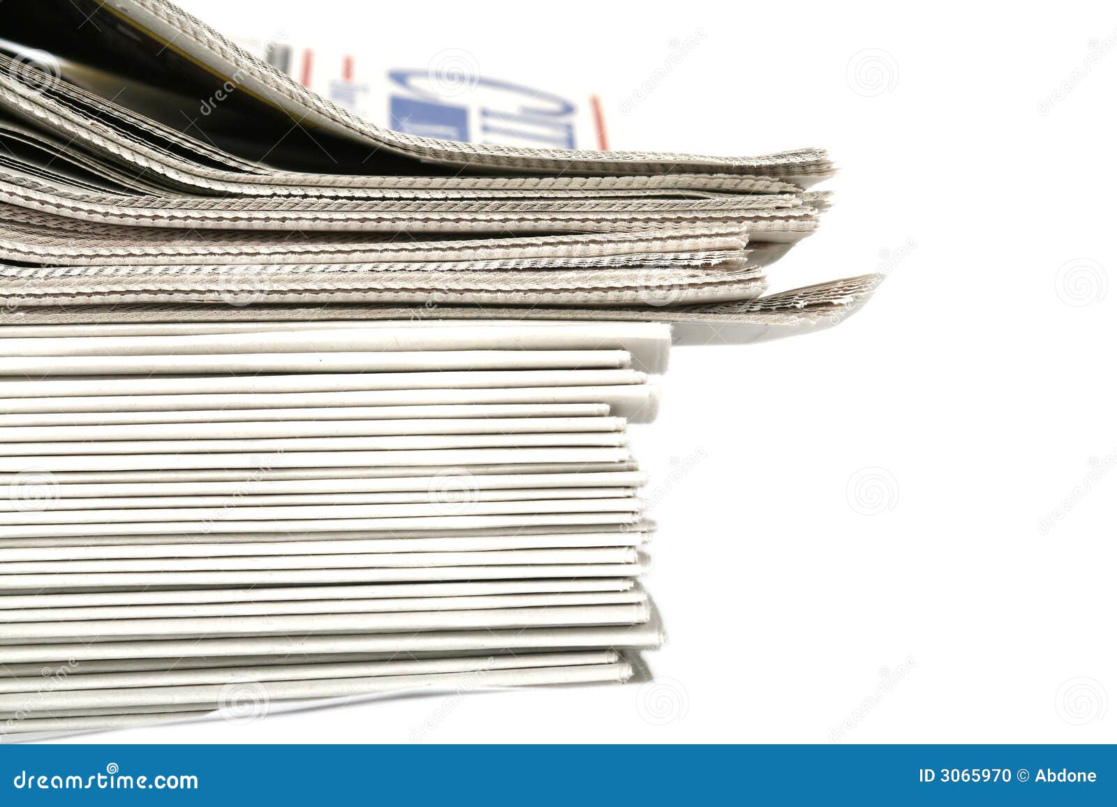 Stack of Newspaper stock photo. Image of newsprint, news - 3065970
