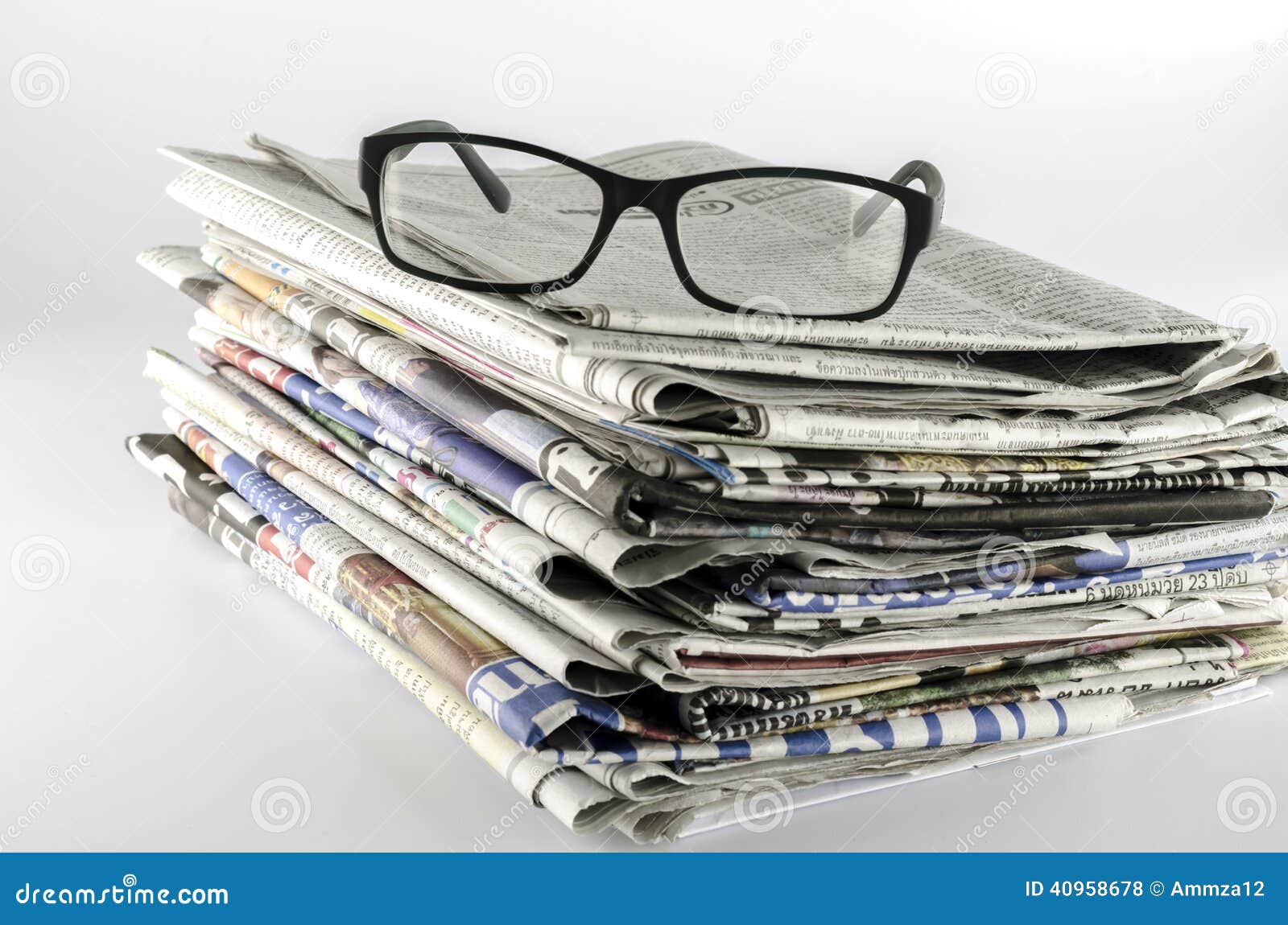 Stack Of Newspaper Royalty-Free Stock Photo | CartoonDealer.com #74668119