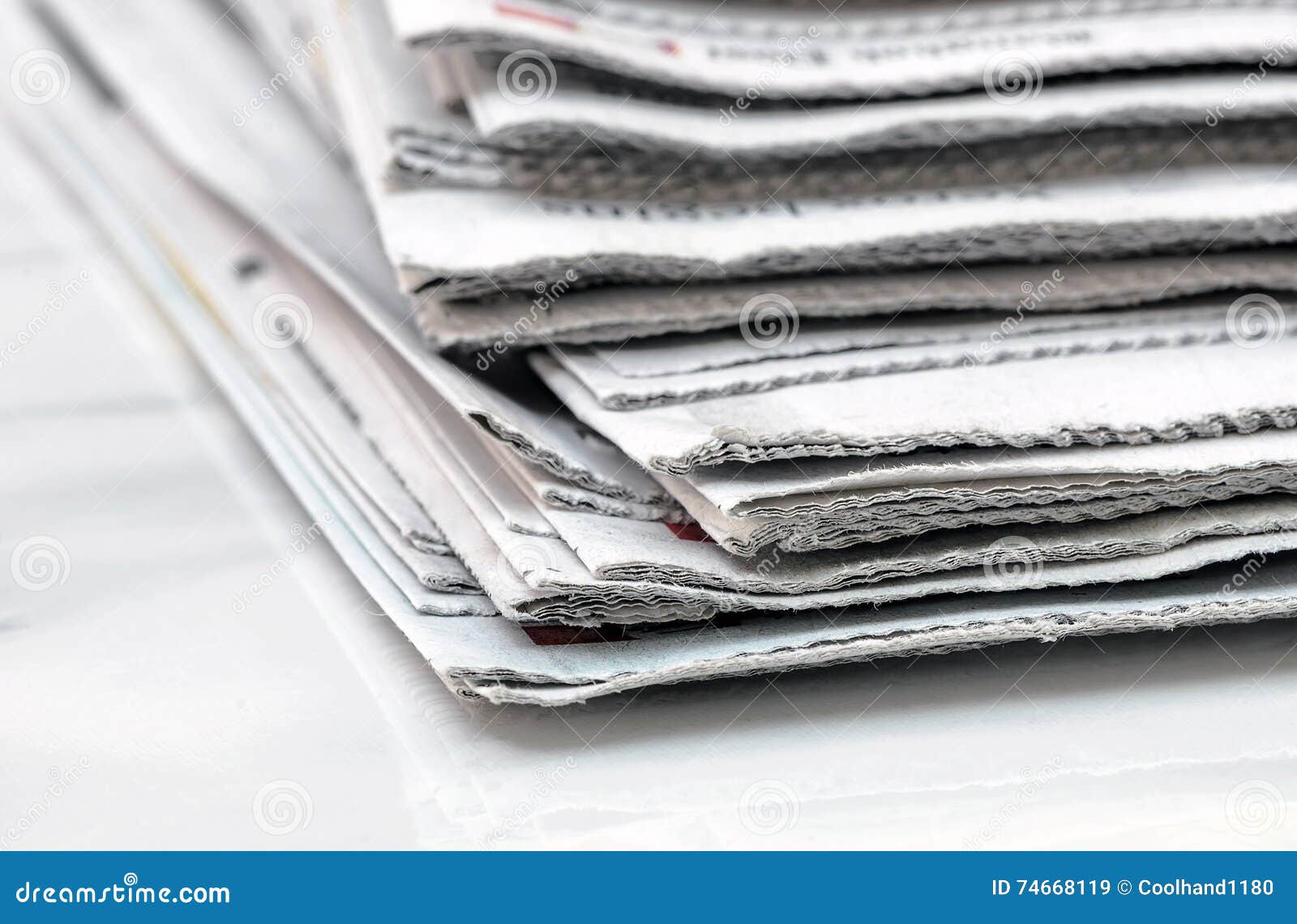 Stack Of Newspaper Royalty-Free Stock Photo | CartoonDealer.com #74668119