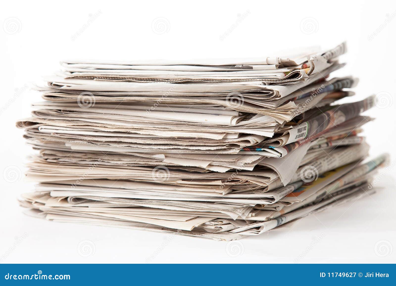 Stack of newspapers stock image. Image of newspapers - 11749627