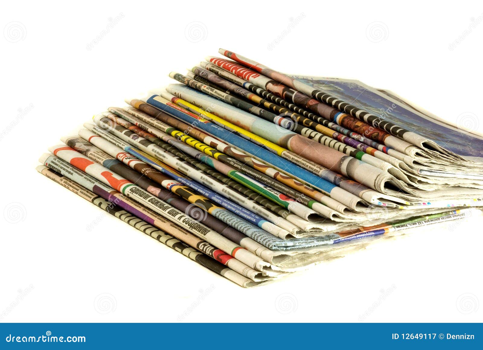 Stack of newspapers stock image. Image of data, information - 12649117