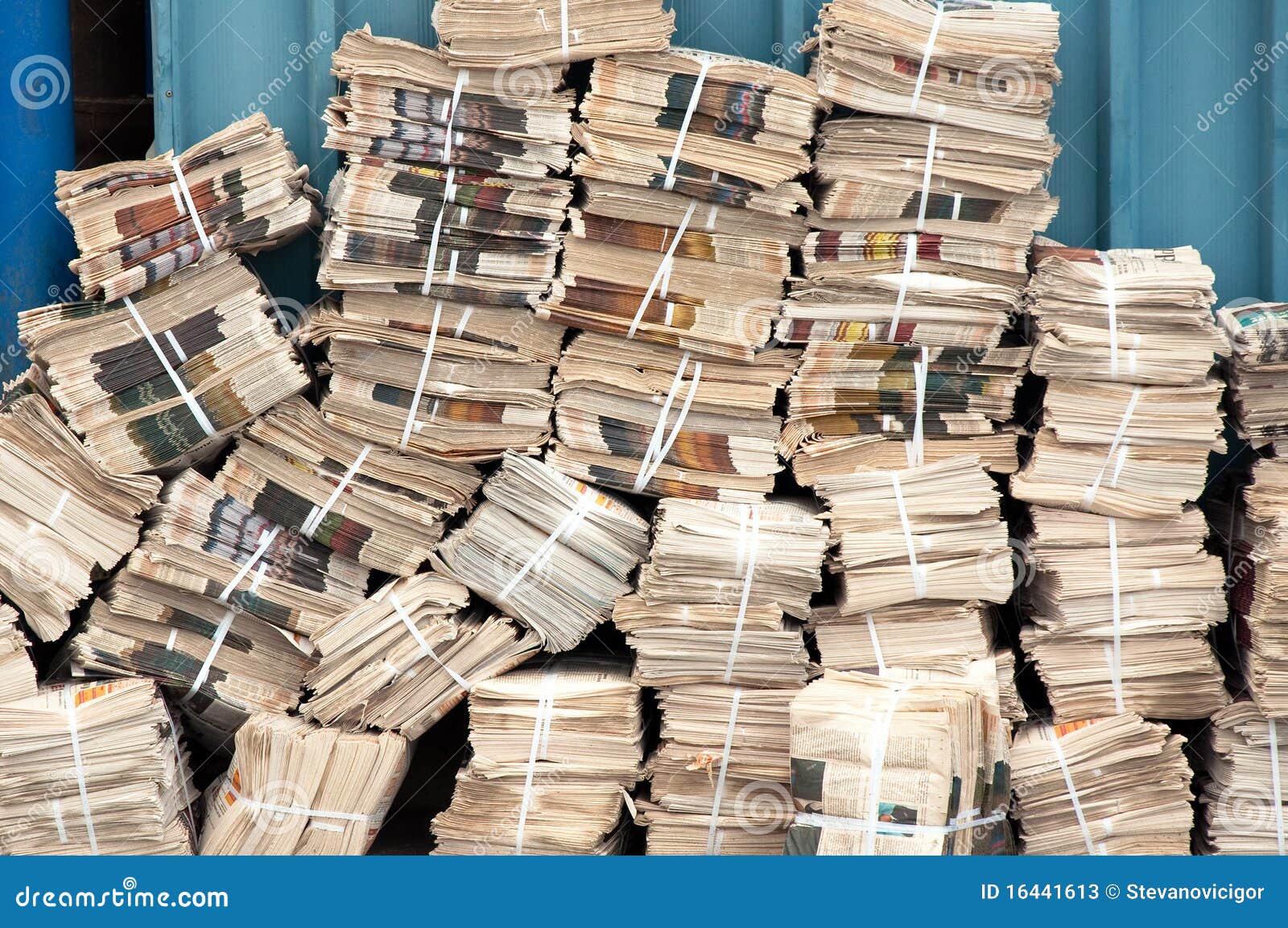 Stack of newspapers stock image. Image of journalism - 16441613
