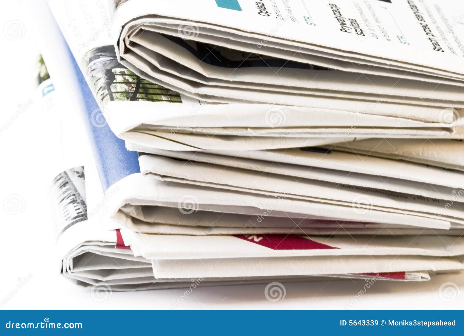 Stack Of Newspapers Picture. Image: 5643339