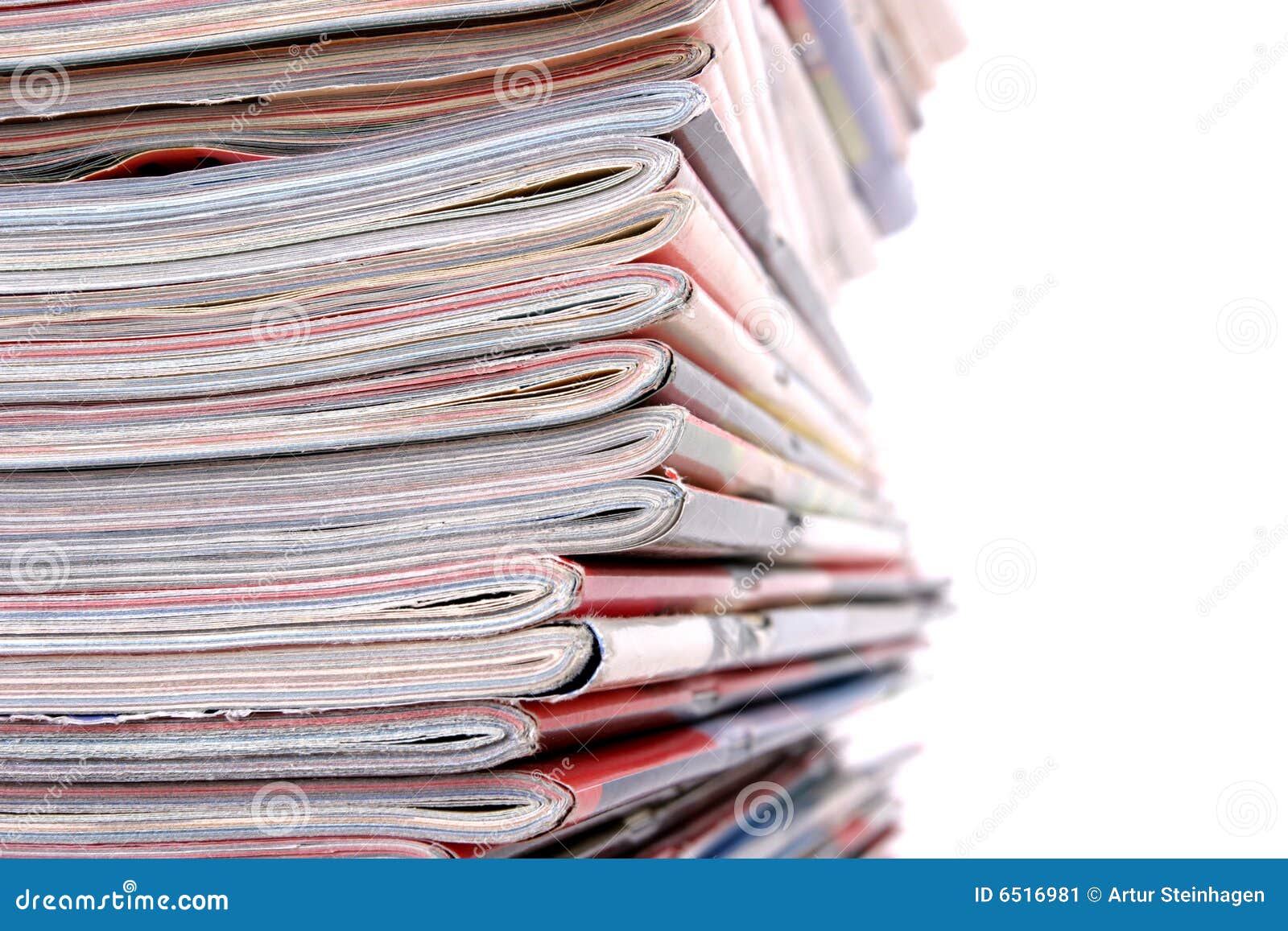 Stack of the newspapers stock image. Image of journal - 6516981