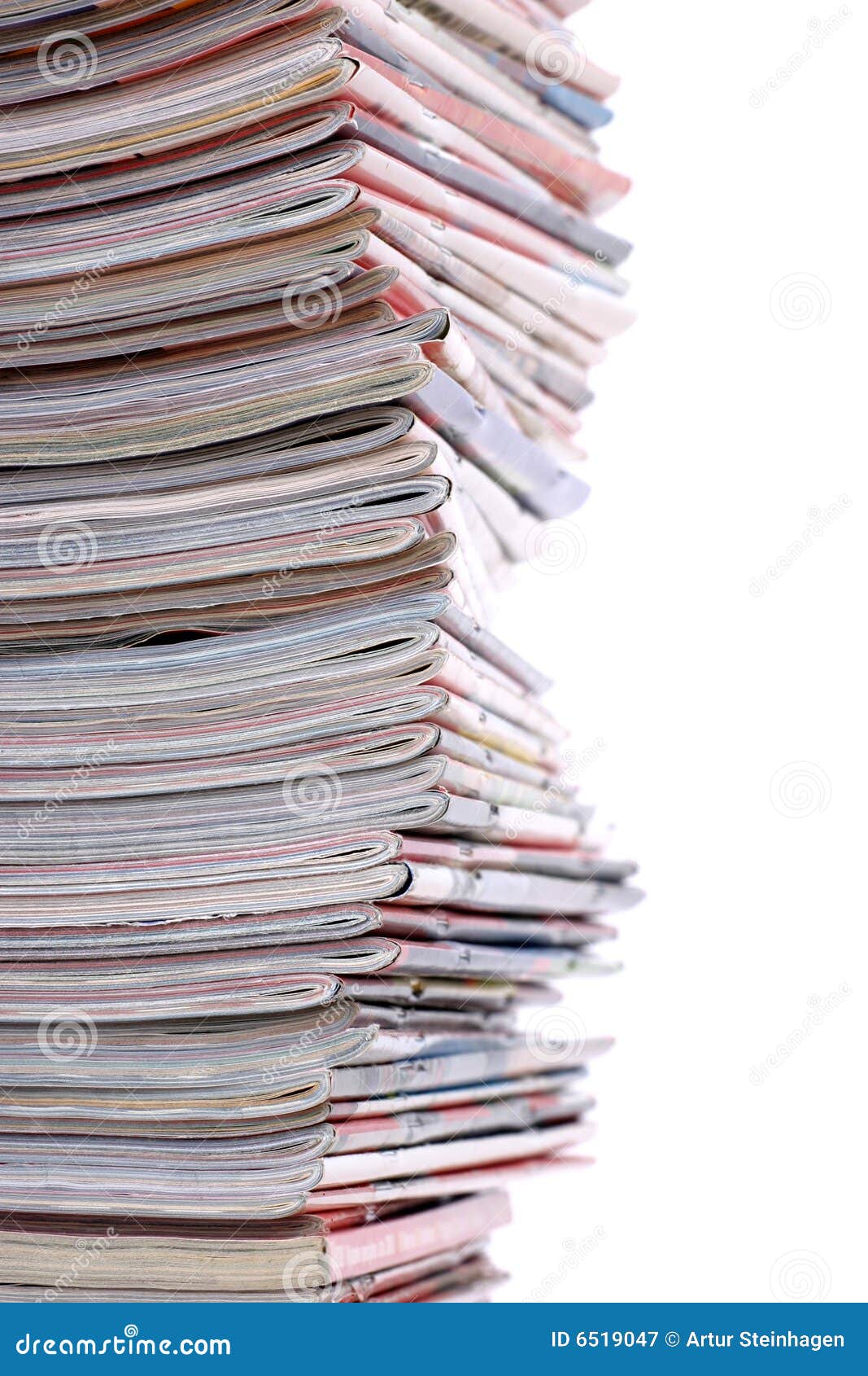 Stack of the newspapers stock image. Image of data, printing - 6519047
