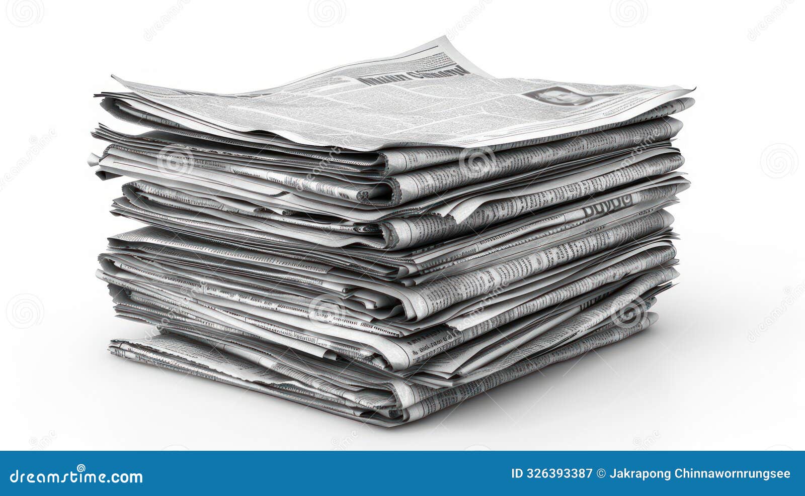 Print Journalism Landing Page Design, Website Banner Vector Template ...