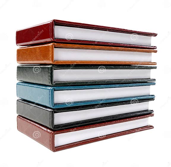 A stack of note books stock image. Image of school, copy - 23004501