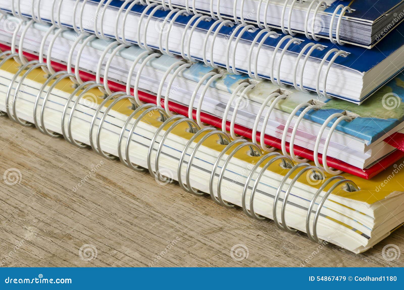 Stack of notebook stock image. Image of planner, background - 54867479