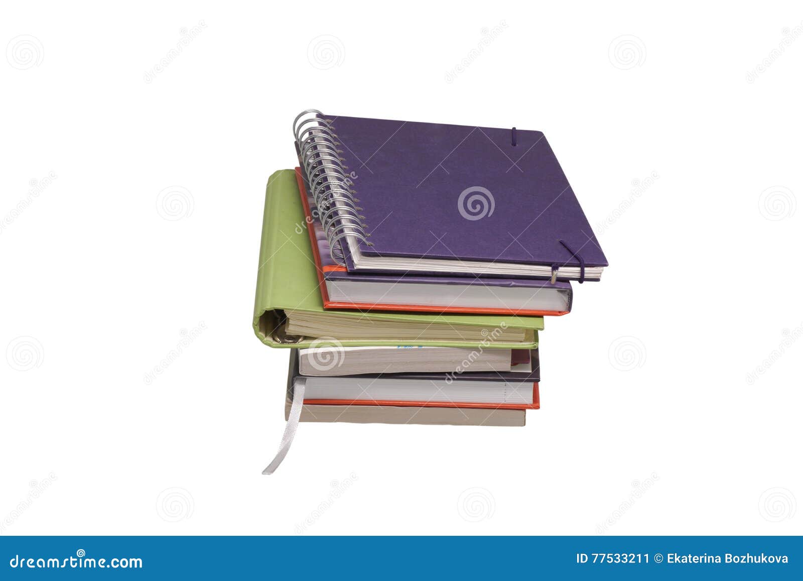 A Stack of Notebooks and Diaries. Stock Image - Image of people, cover ...