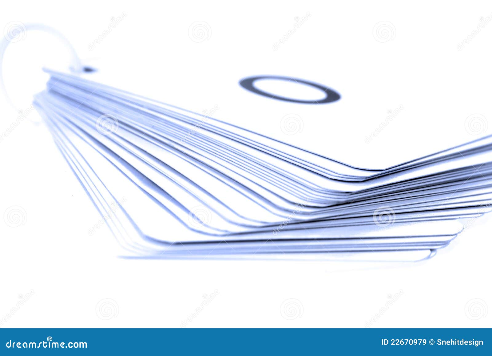 Stack of number cards stock image. Image of multi, label - 22670979