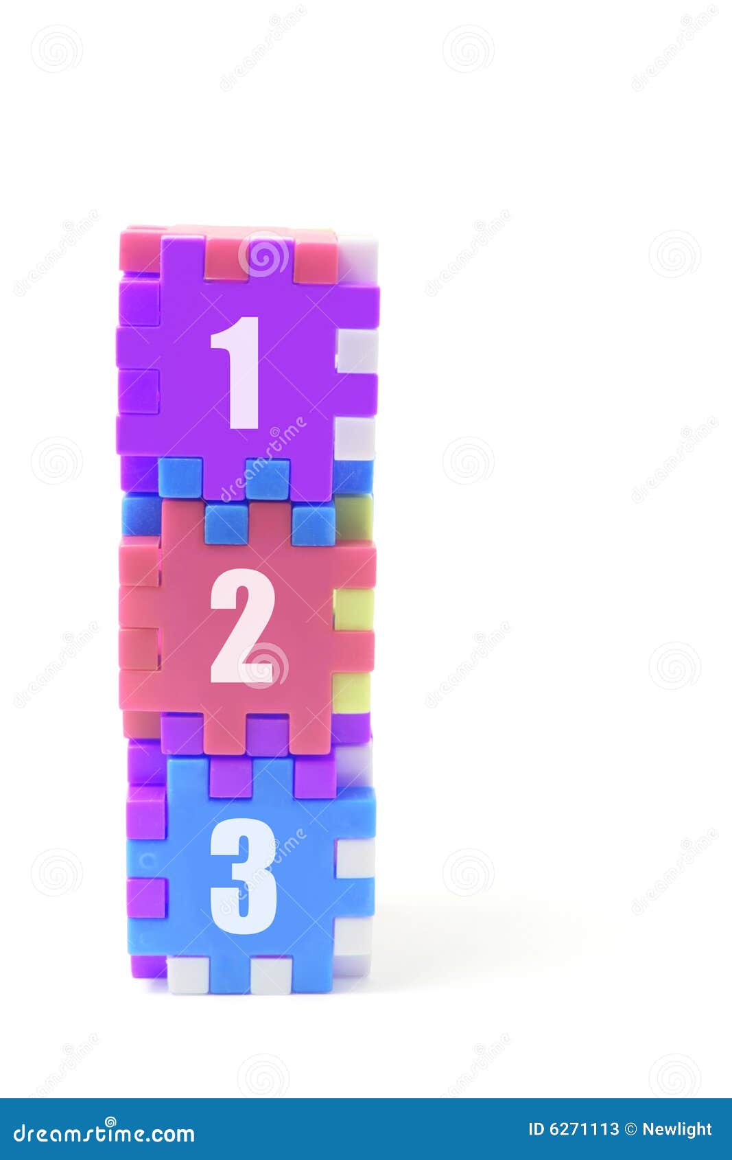 Stack of Number Puzzle Cubes Stock Image - Image of language, play: 6271113
