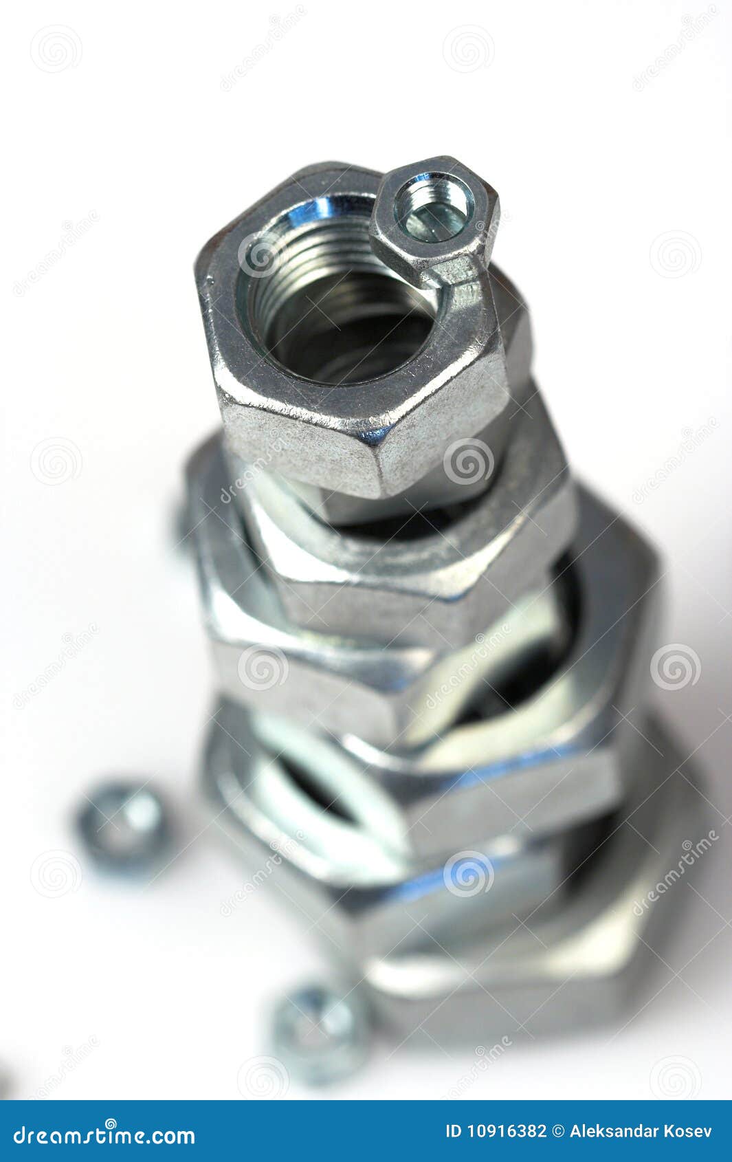 Stack of nuts stock photo. Image of screwing, connection - 10916382