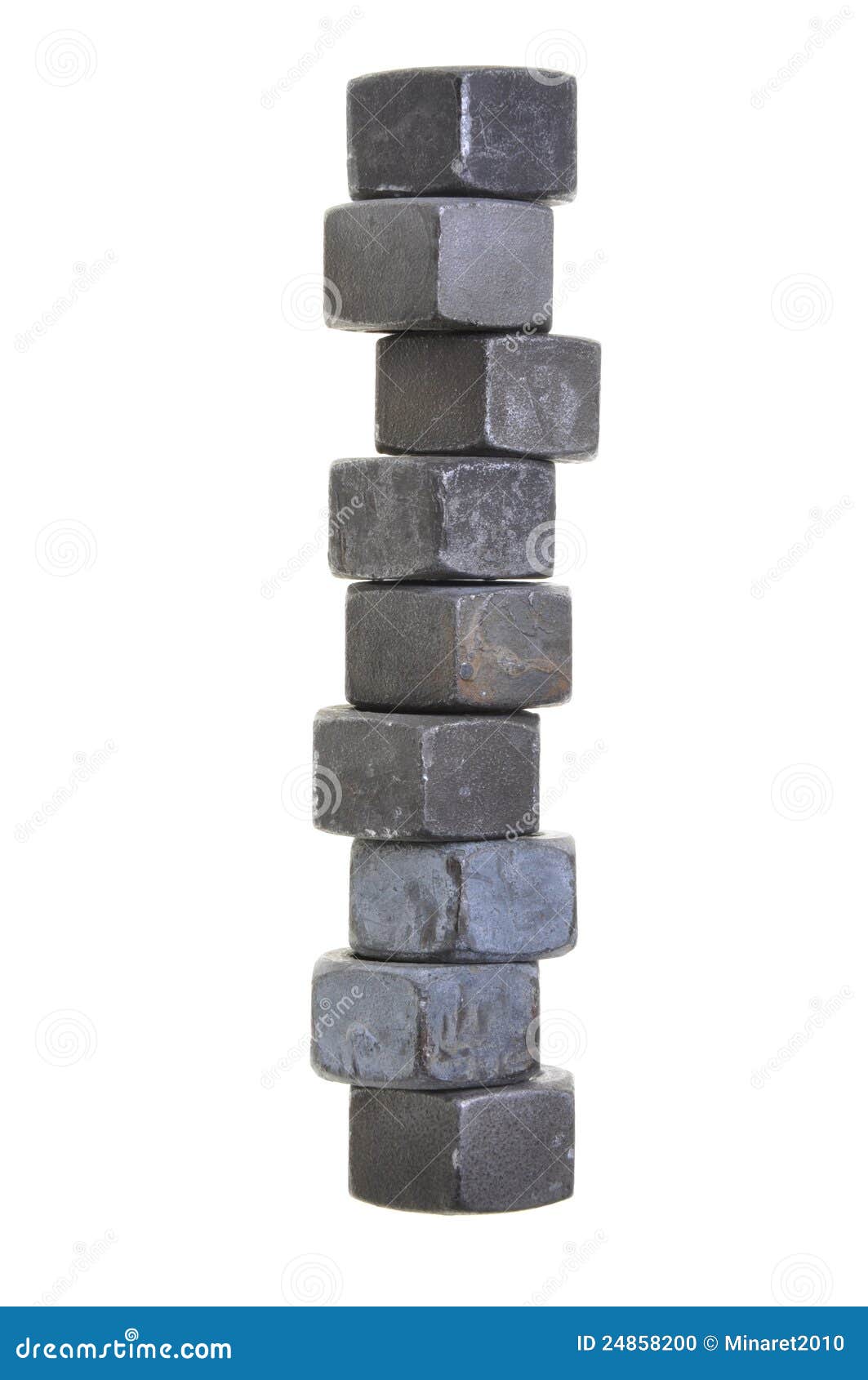 Stack nuts stock photo. Image of gray, large, factory - 24858200