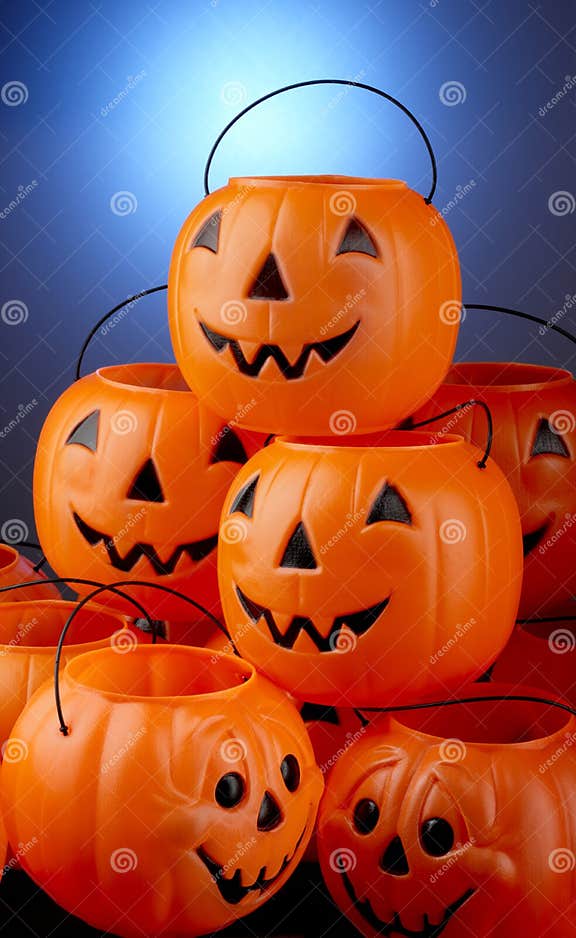 Stack-O-Lanterns stock image. Image of jack, nose, happy - 10852983