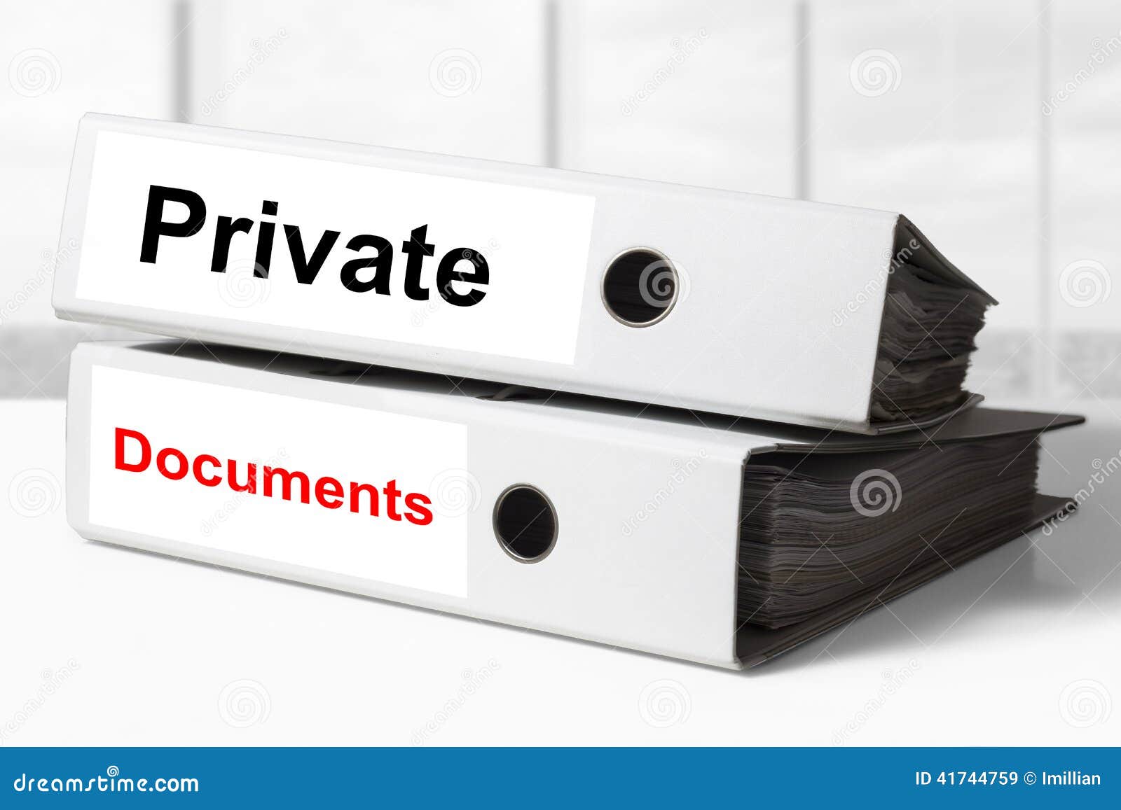 Stack of Office Binders Private Documents Stock Image - Image of storage, document: 41744759