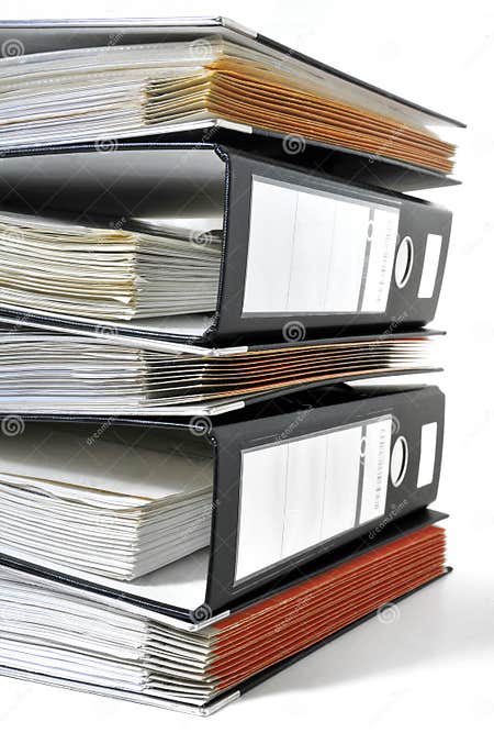 Stack of office files stock image. Image of organisation - 11567485