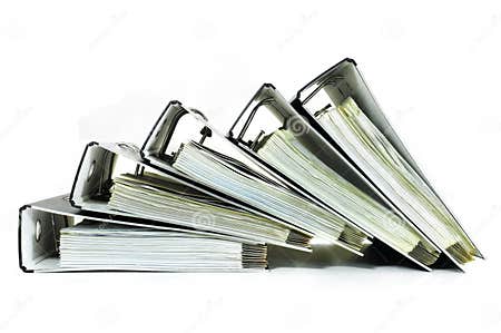 Stack of office files stock image. Image of office, filing - 11581343
