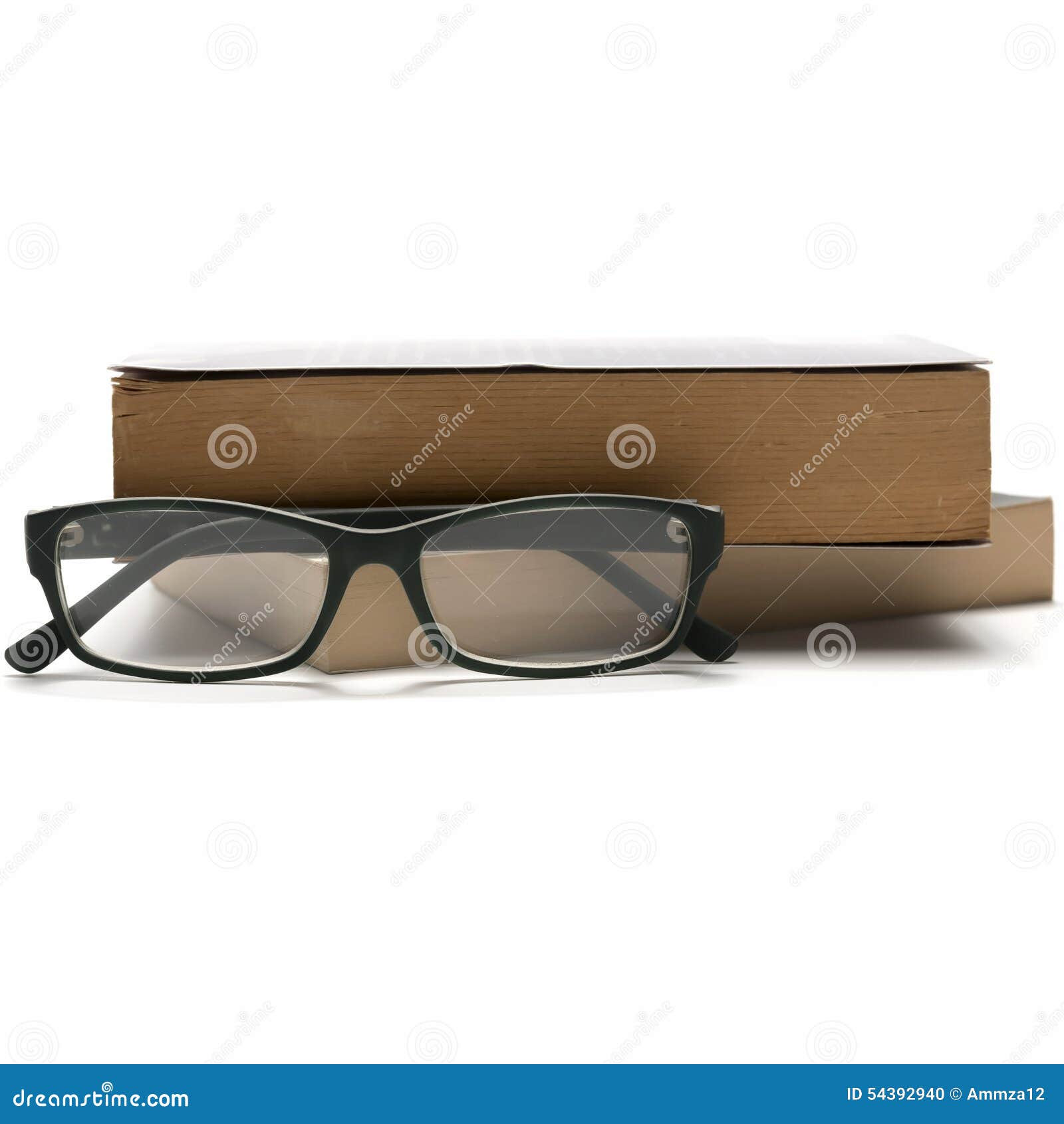 Stack Og Book and Eyeglasses Stock Photo - Image of study, aged: 54392940