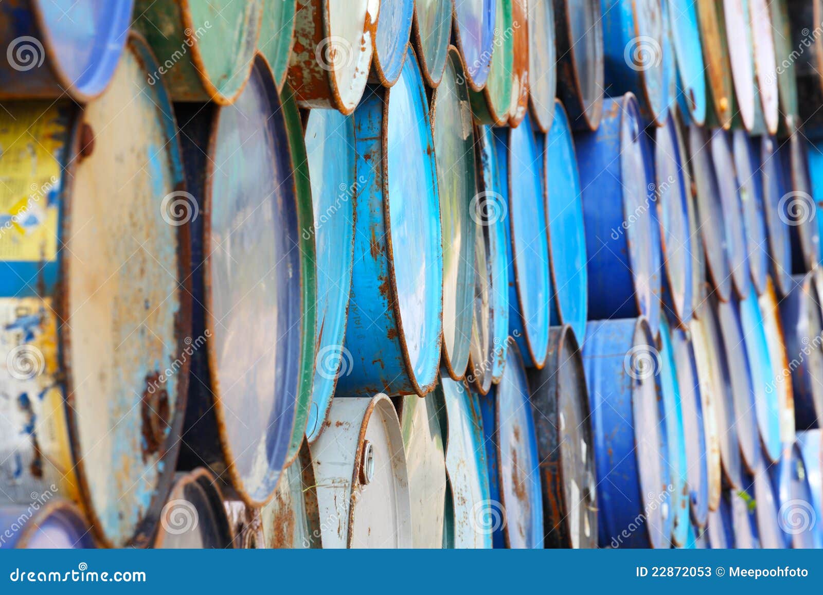 The stack of oil barrels stock image. Image of barrel - 22872053