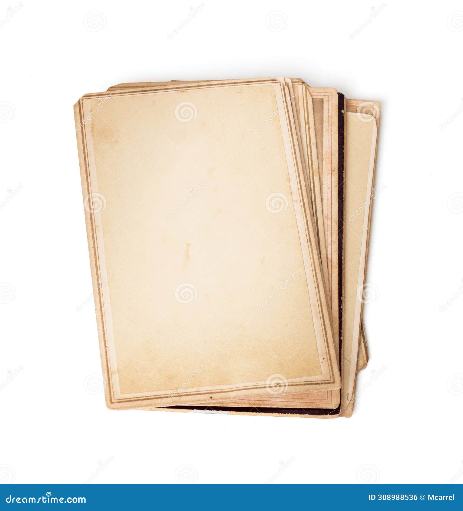 A Stack of Old Antique Photocards Stock Photo - Image of textured, card ...