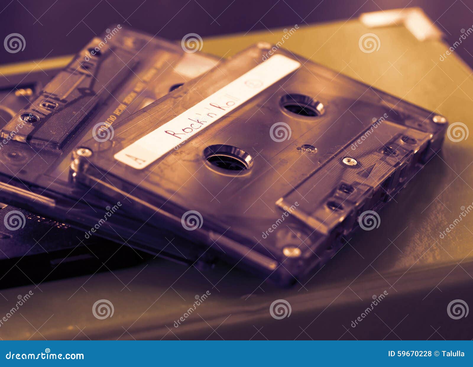 Stack of old audio tapes stock photo. Image of style - 59670228