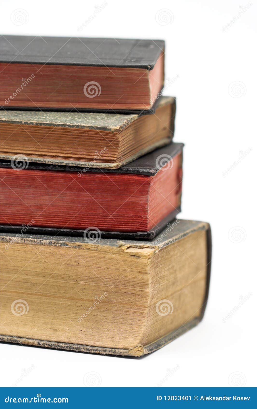 Stack of old books stock image. Image of pile, education - 12823401