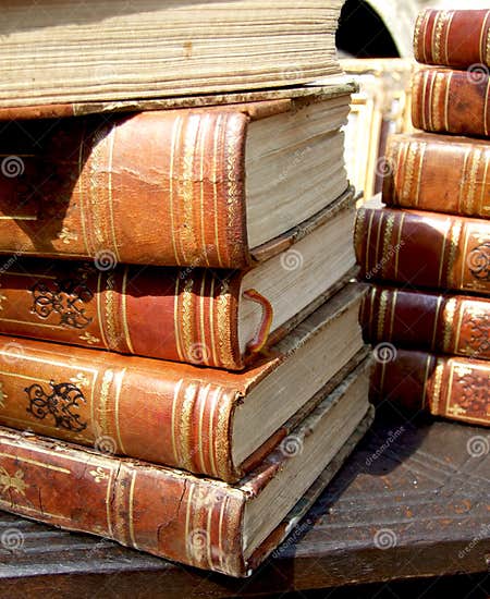 Stack of old books stock image. Image of stack, bibliography - 14529731