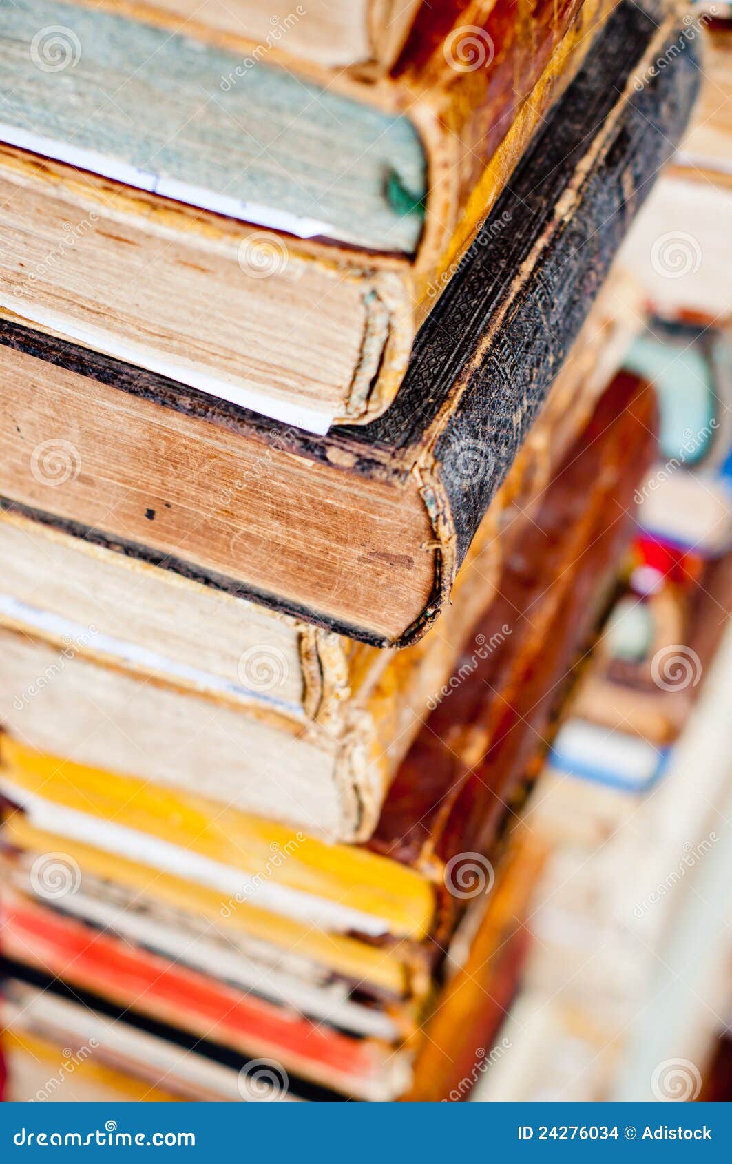Stack of old books stock photo. Image of pile, library - 24276034