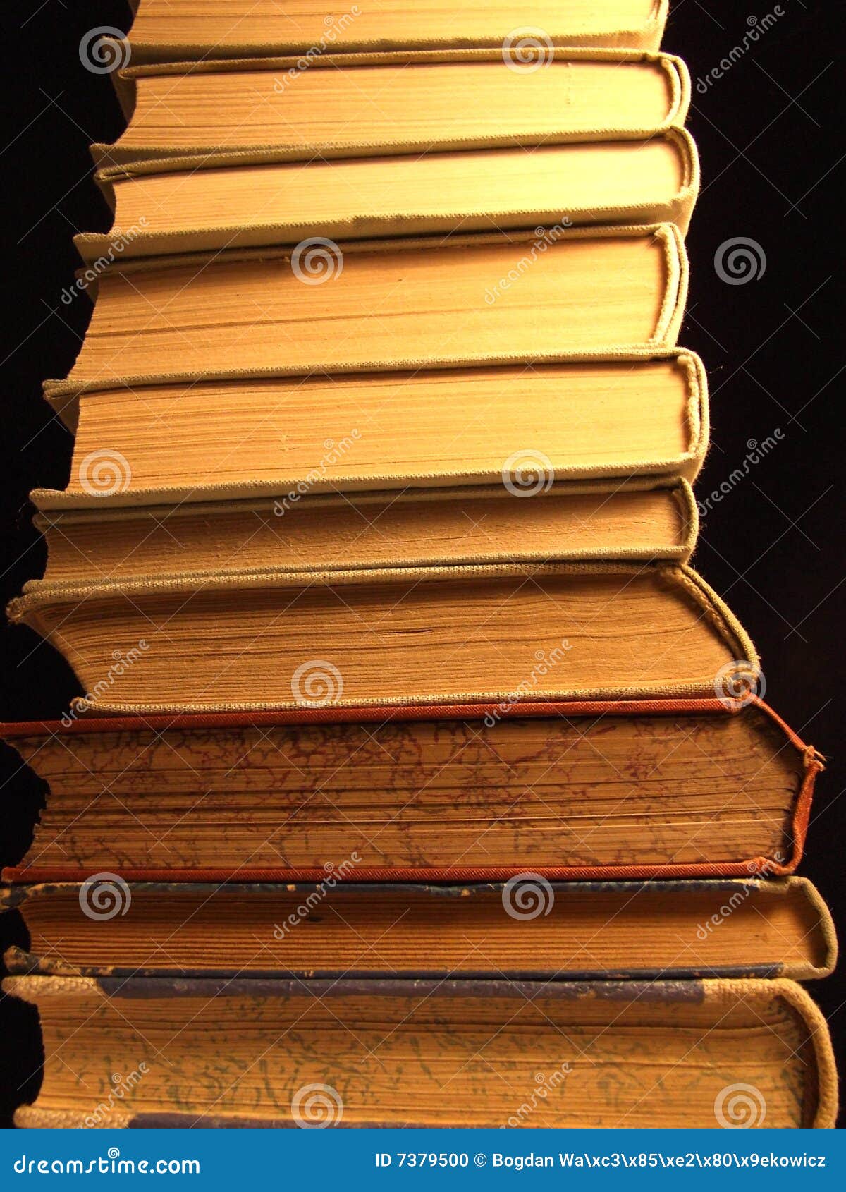 Stack of old books stock photo. Image of pile, indoors - 7379500