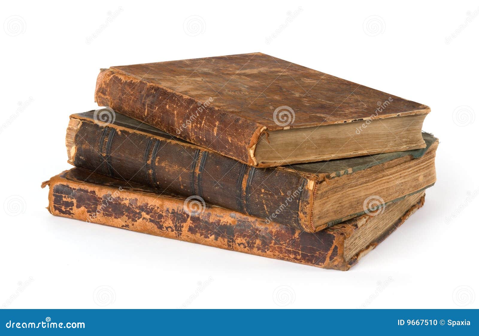 Stack Of Old Books Stock Photo - Image: 9667510