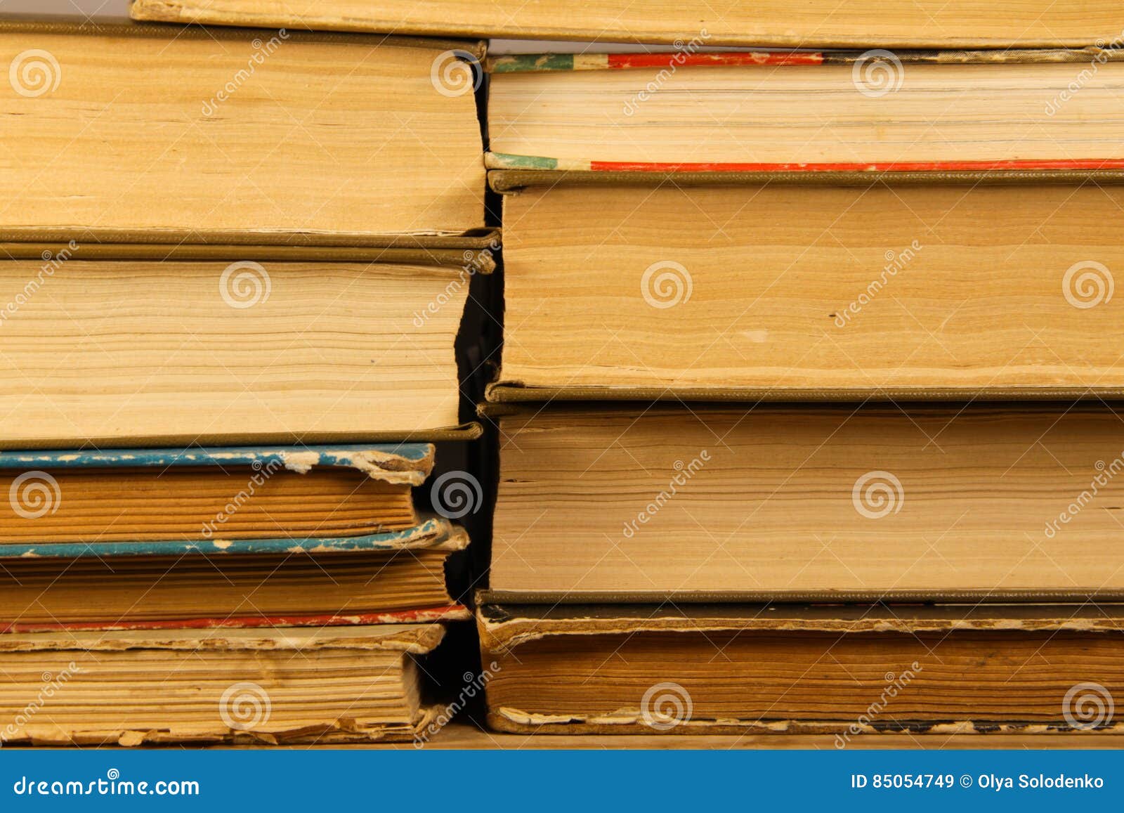 Stack of the old books stock image. Image of aged, library - 85054749