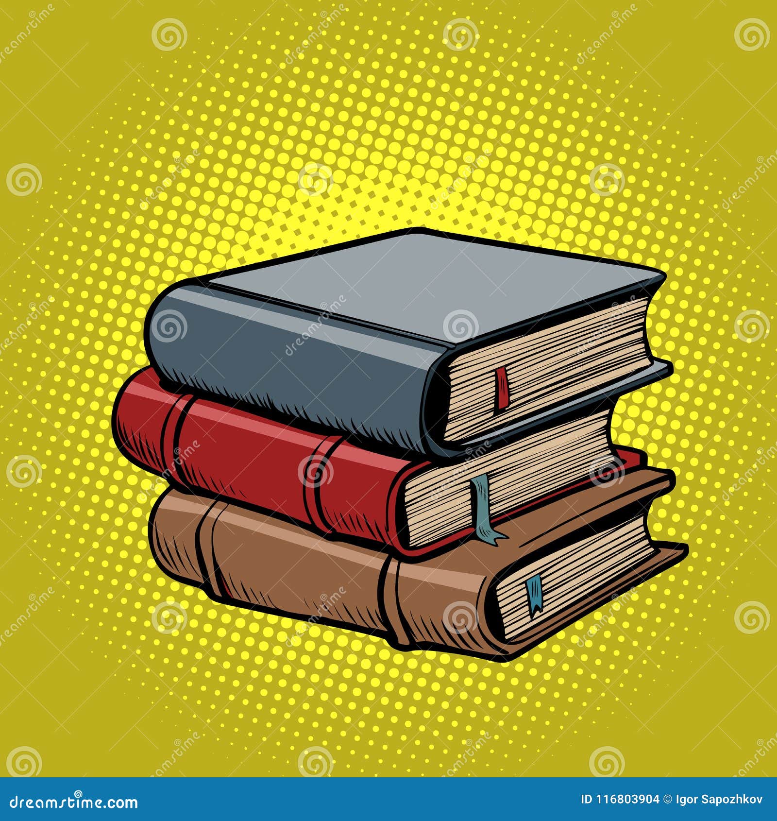 Stack of old books stock vector. Illustration of hardcover - 116803904