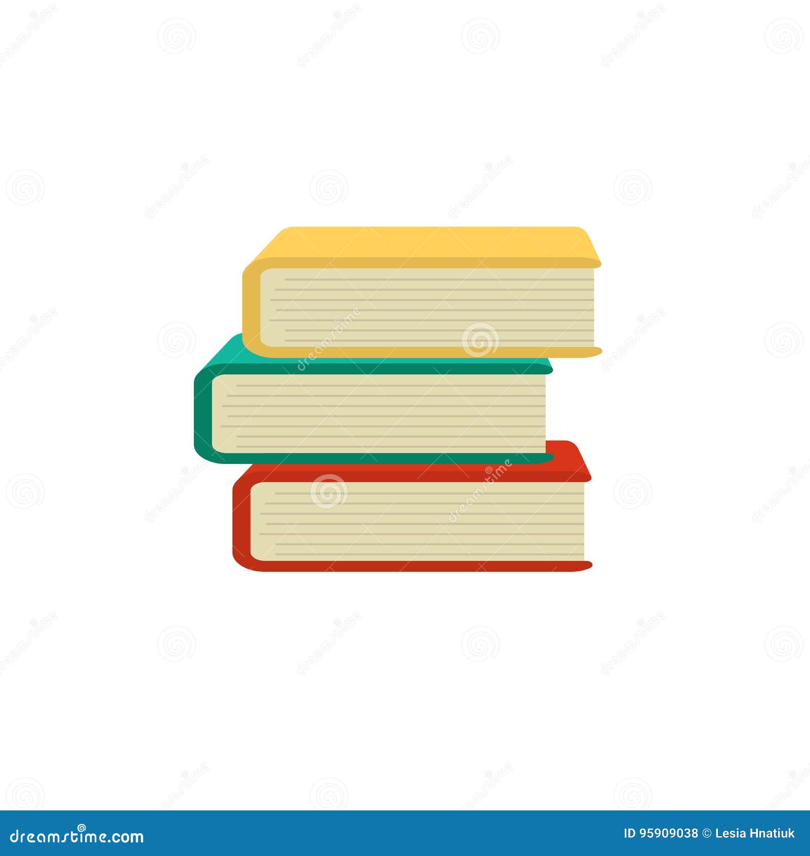 Stack of Old Books Isolated on White Education Literature Textbook ...