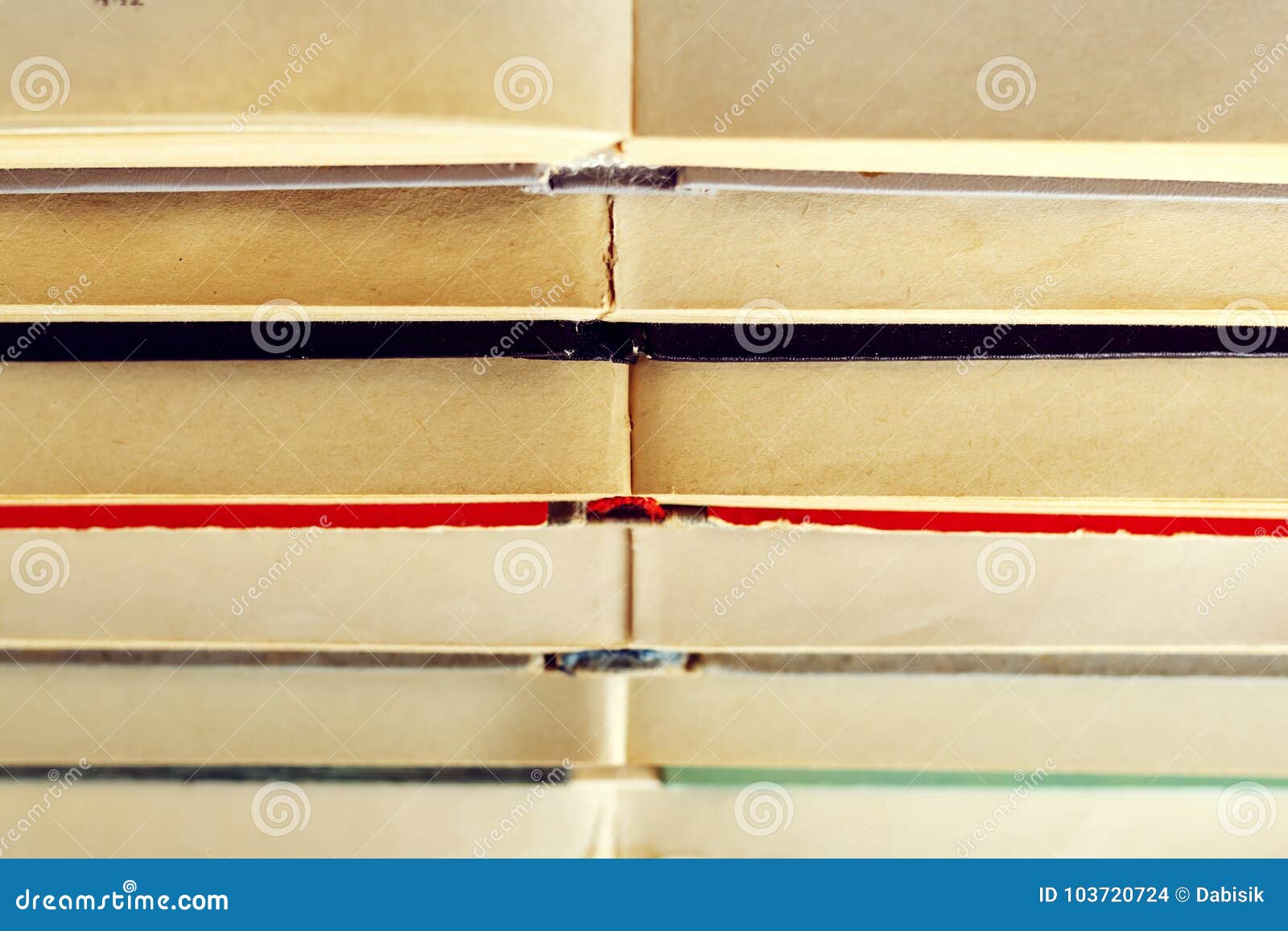 Stack of Old Books Lying on Top of Each Other. Stock Photo - Image of ...