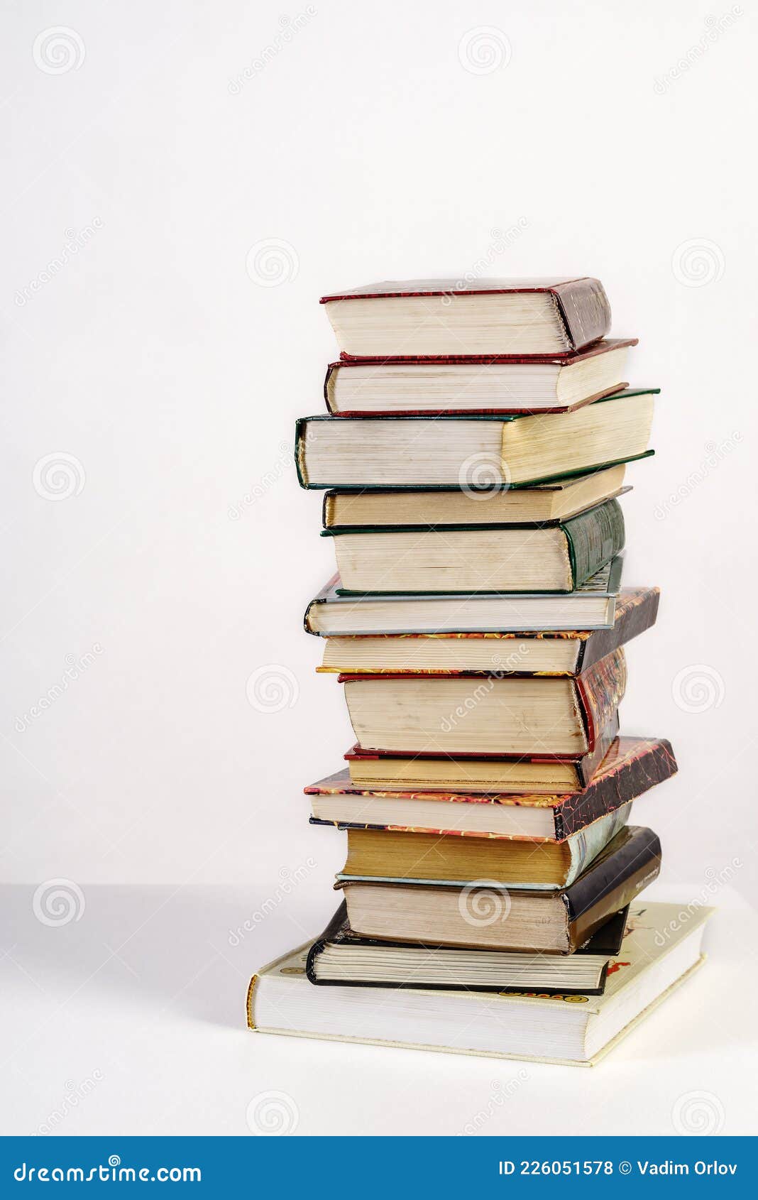 Stack of old books stock photo. Image of cover, concept - 226051578