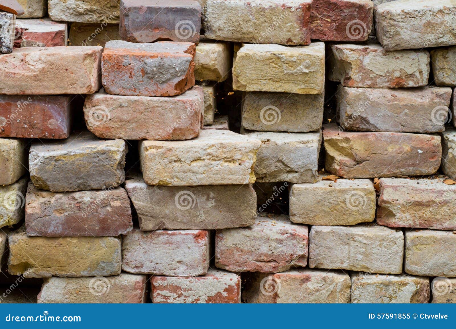 Stack of old bricks stock image. Image of people, cement - 57591855