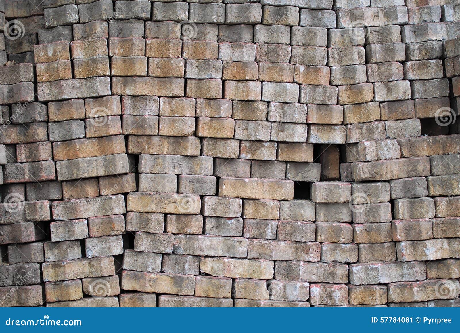 Stack of old cement brick stock image. Image of architecture - 57784081